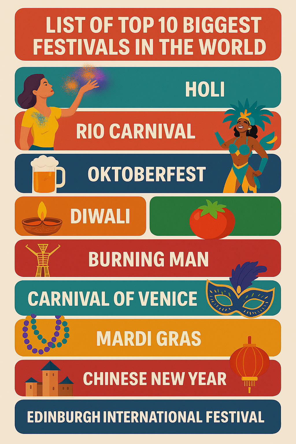 List of Top 10 Biggest Festivals in the World | Chrysalis